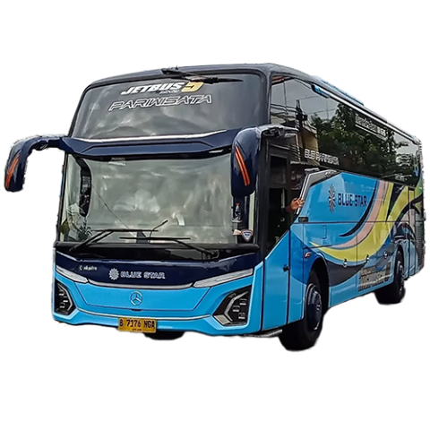 Bus Blue Star - Sewa Bus Pariwisata Jakarta Bekasi Cikarang