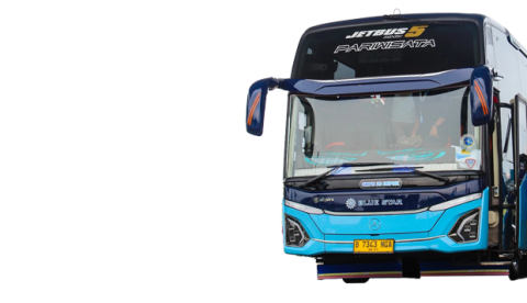 Bus Blue Star - Sewa Bus Pariwisata Jakarta Bekasi Cikarang